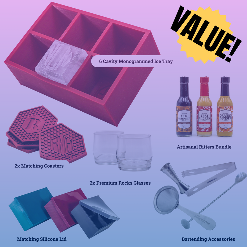 Siligrams — Uniquely Silicone Molds. Custom Ice Cube Mold. Personalize