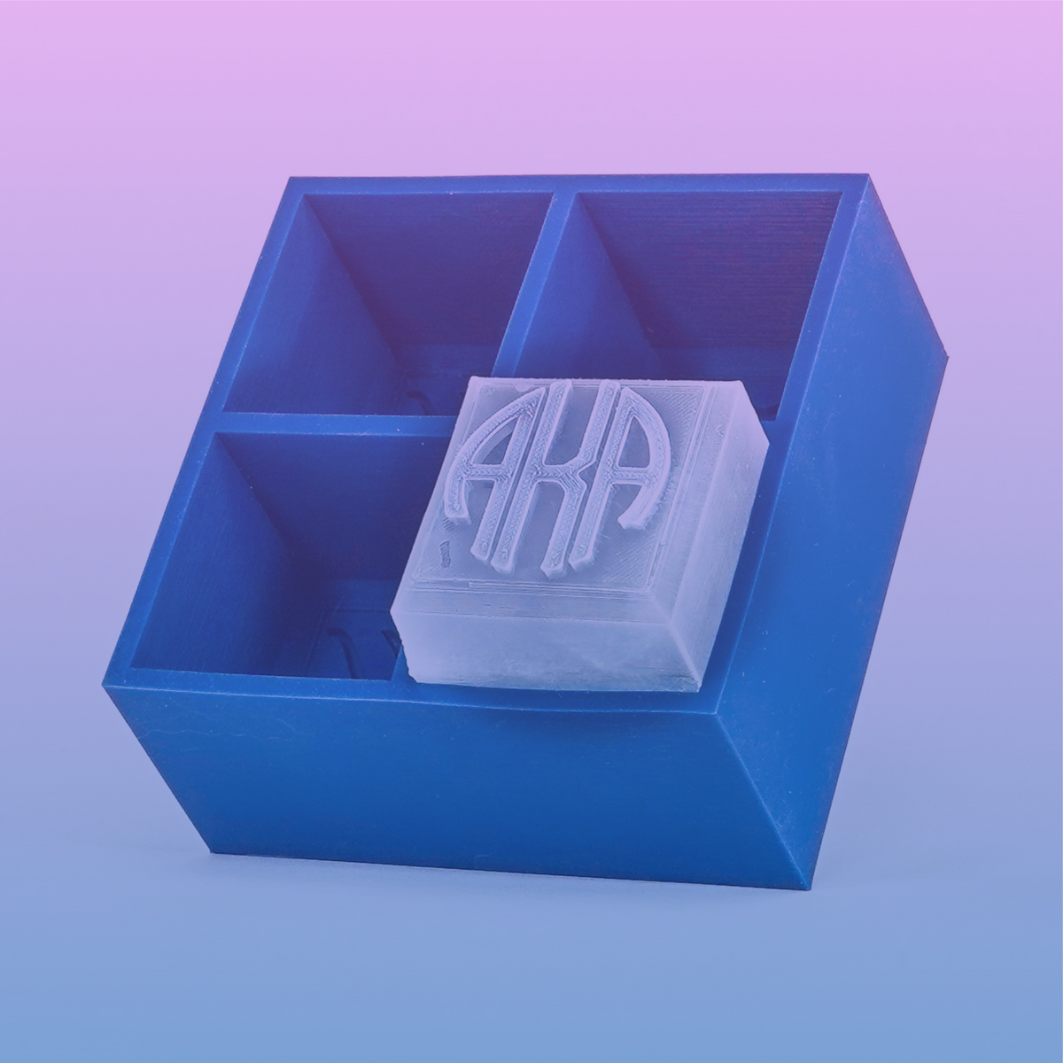 Siligrams — Custom Ice Cube Mold. Personalized Ice Cube Tray. Monogram ...